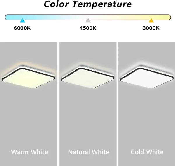 BRILAGI - LED Stm. strop. svítidlo SMART LED/24W/230V 43x43 cm Wi-Fi Tuya + DO