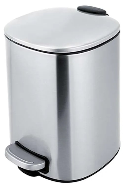 Nimco - Odpadkový koš 5 l, matná nerez KOS 9005-10