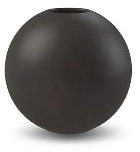 COOEE Design Váza Ball Black - 8 cm