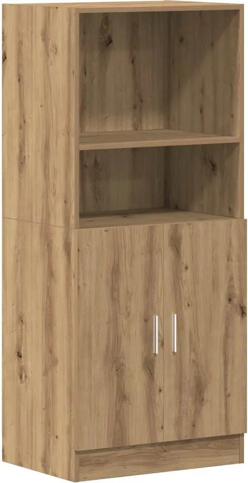Sada 3 kusů kuchyňských skříněk dub artisan kompozitní dřevo 3324159