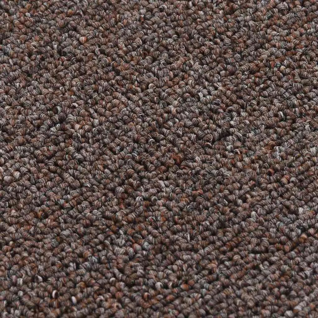 Nášlapy na schody 15 ks 75 x 20 cm hnědé protiskluzové 340401