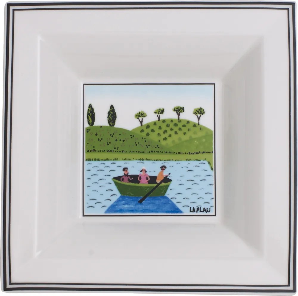 Villeroy&Boch Villeroy & Boch Design Naif Gifts čtvercová miska, 14 × 14 × 2,8 cm