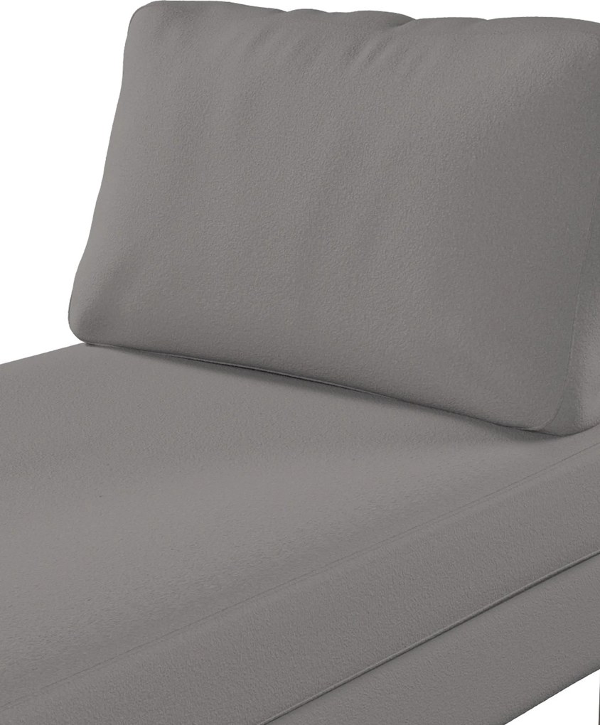 Potah na přídavný šezlong IKEA Karlstad, krátký barva béžová látka pletený vzor