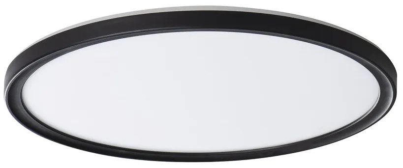 KANLUX KANLUX, AZPO stropní LED svítilna, průměr 420mm, 22W, IP54, černá mat, 31505