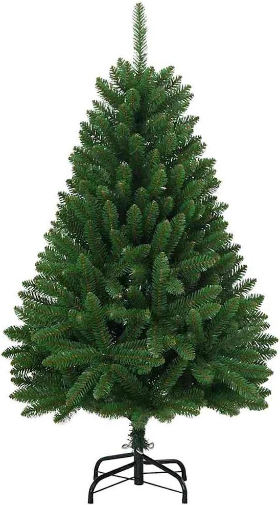 Umělý vánoční stromeček 150 cm 150 LED Teplá bílá PVC a ocel 3395678