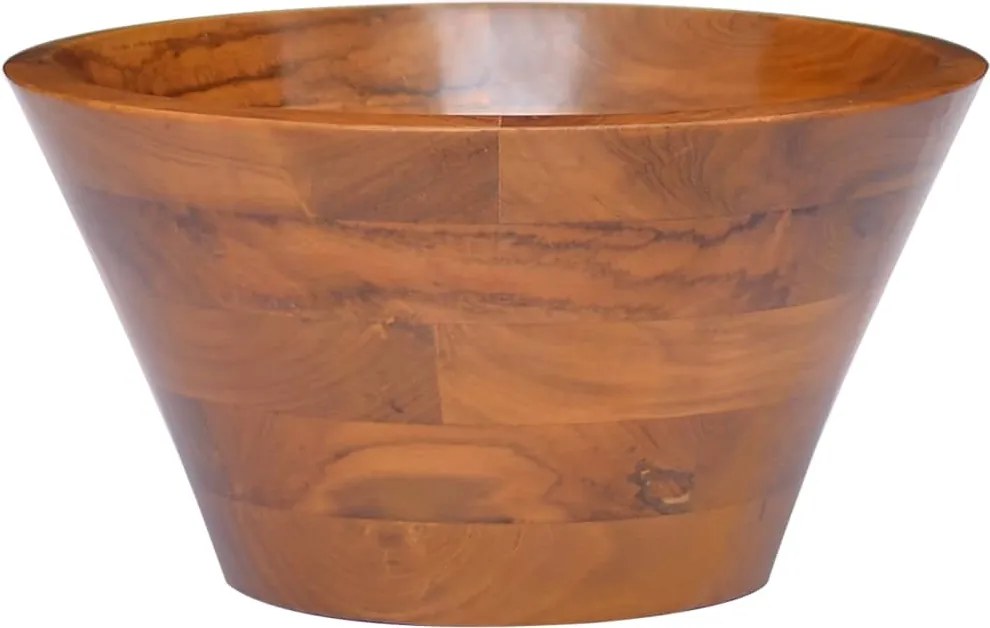 Umývadlo masivní teak Φ40 x 20 cm 326161