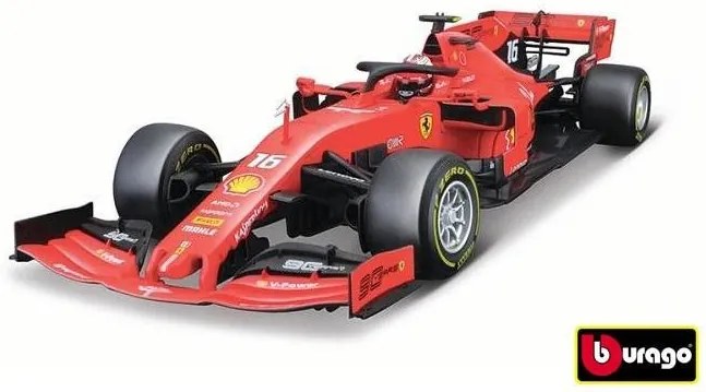 Kovový model bburago 1:18 ferrari f1 2019 sf90 leclercl
