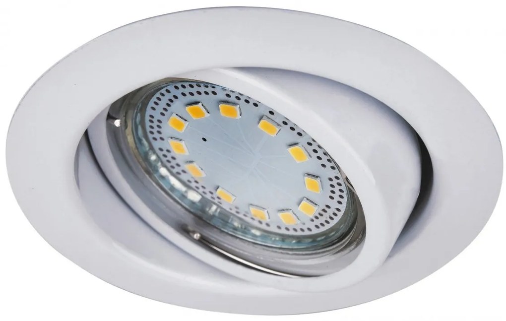 Rabalux 1049 led zápustné bodové svítidlo lite 3x3w | 720lm | 3000k | ip40 - set 3 svítidel, výklopné, bílá