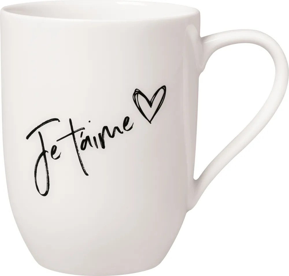 Villeroy&Boch Villeroy & Boch Statement hrnek mit Henkel Je t'aime 115 x 80 x 104 mm, 290 ml