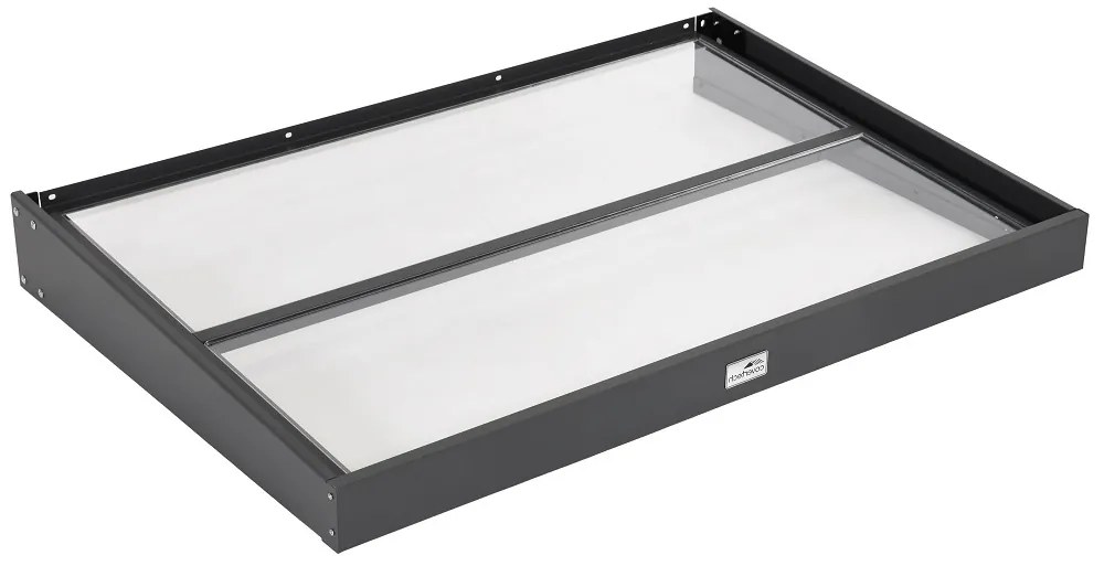Dveřní stříška Lubeka 80 x 120 cm CoverTech antracitová