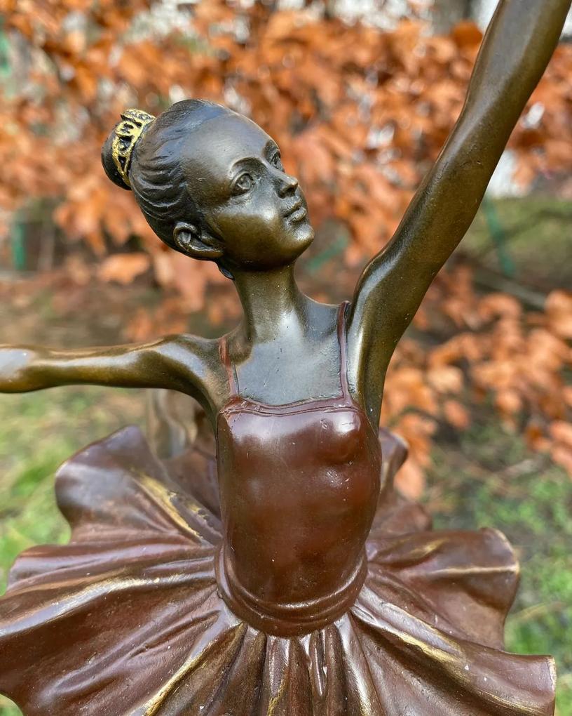 Vídeňský bronz socha soška - Balerína 5