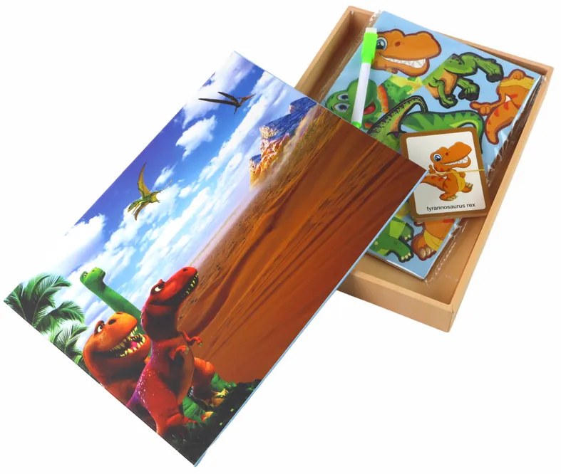 RKToys Sada magnetických puzzlí s dinosaury