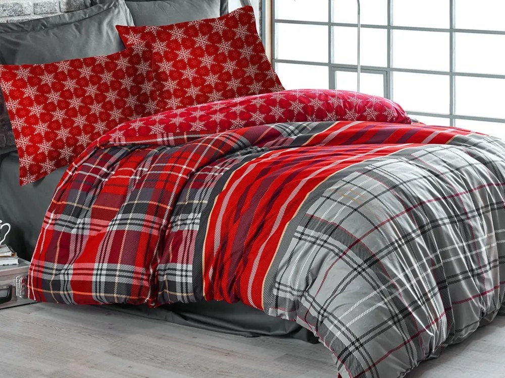 Cottonbox Masculine povlečení 100% bavlněné renforcé Santa - 140x200 / 70x90 cm