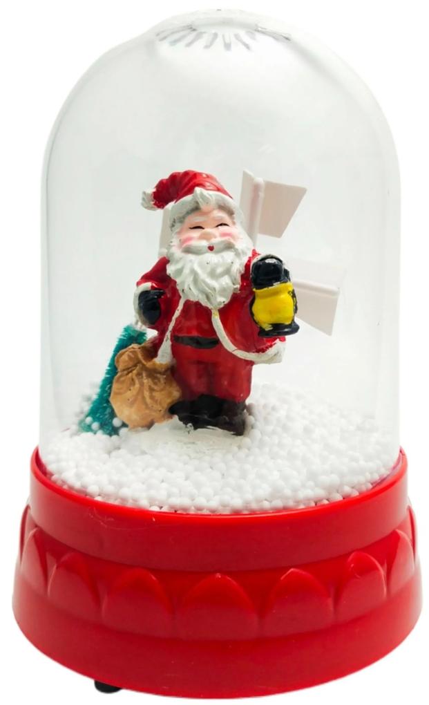 Vánoční dekorace, svítící sněžítko se Santa Clausem, různé varianty na výběr Varianta: Varianta 2