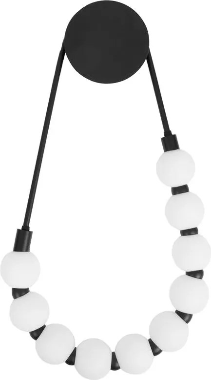 Toolight Toolight, LED nástěnné svítidlo 8W, 4000K, APP1661-W, černá-bílá, OSW-03666