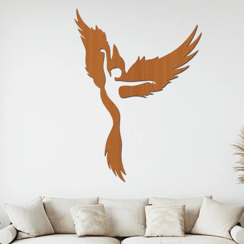 dřevo života Dřevěný obraz Tanec lehkosti Zvolte rozměr (cm): 58x80, Zvolte barvu dekoru: Bílá