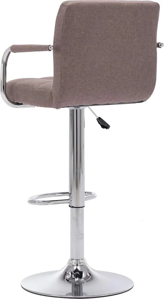Barová židle taupe textil 283418
