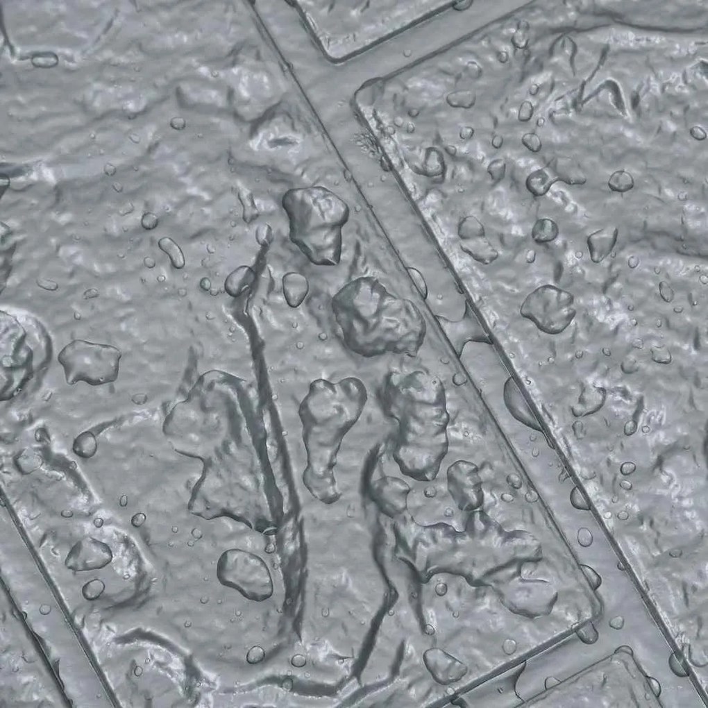 3D tapeta cihly samolepící 40 ks antracitová 150723