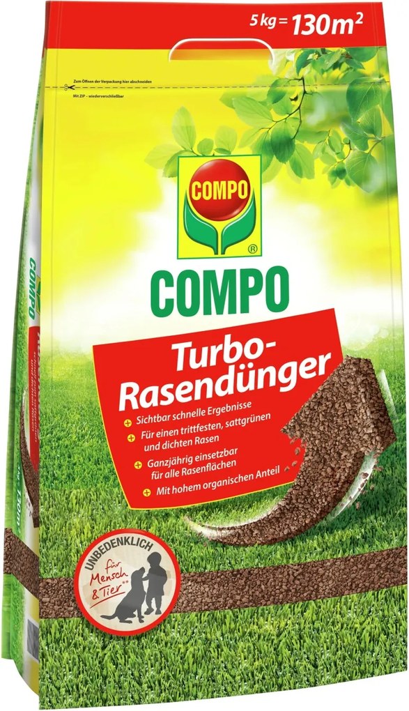 COMPO Trávníkové hnojivo Turbo 5 kg