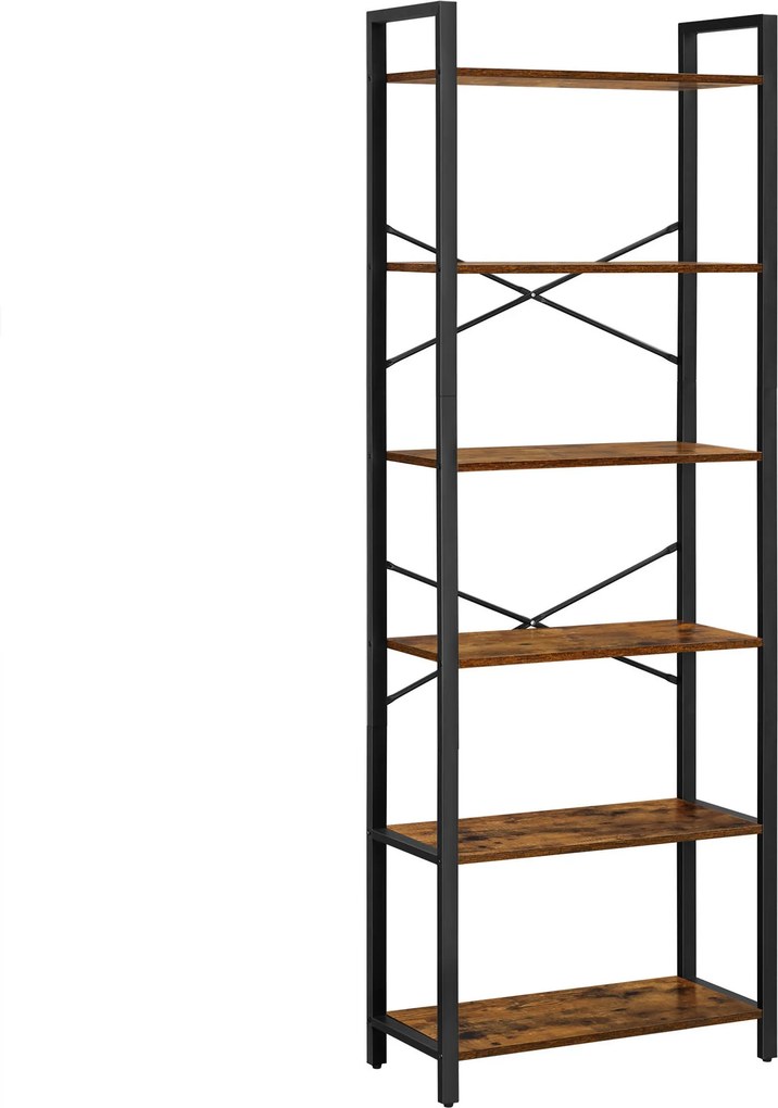 XXXLutz REGÁL, hnědá, černá, 66/186/30 cm Boxxx - Online Only regály & police - 002543007008