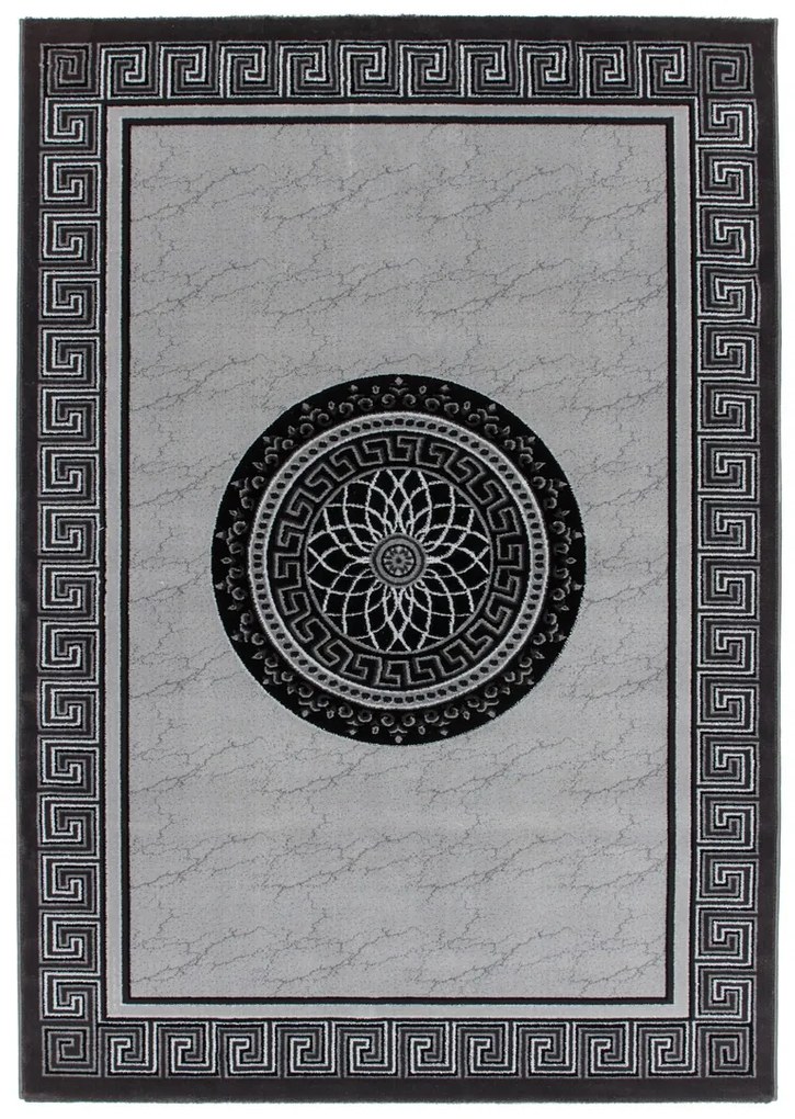 Lalee koberce Kusový koberec Aura ARA 776 silver - 80x150 cm