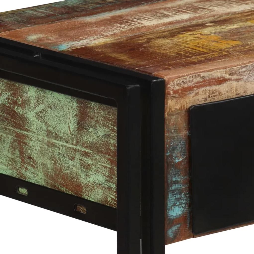 vidaXL Konzolový stolek masivní recyklované dřevo 120 x 30 x 76 cm [244843]