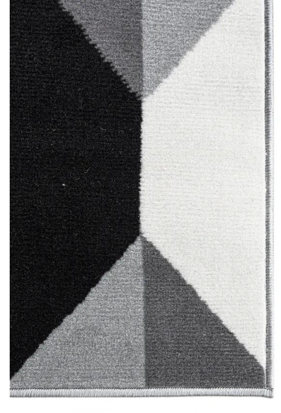 Kusový koberec PP Duo šedý 80x150cm