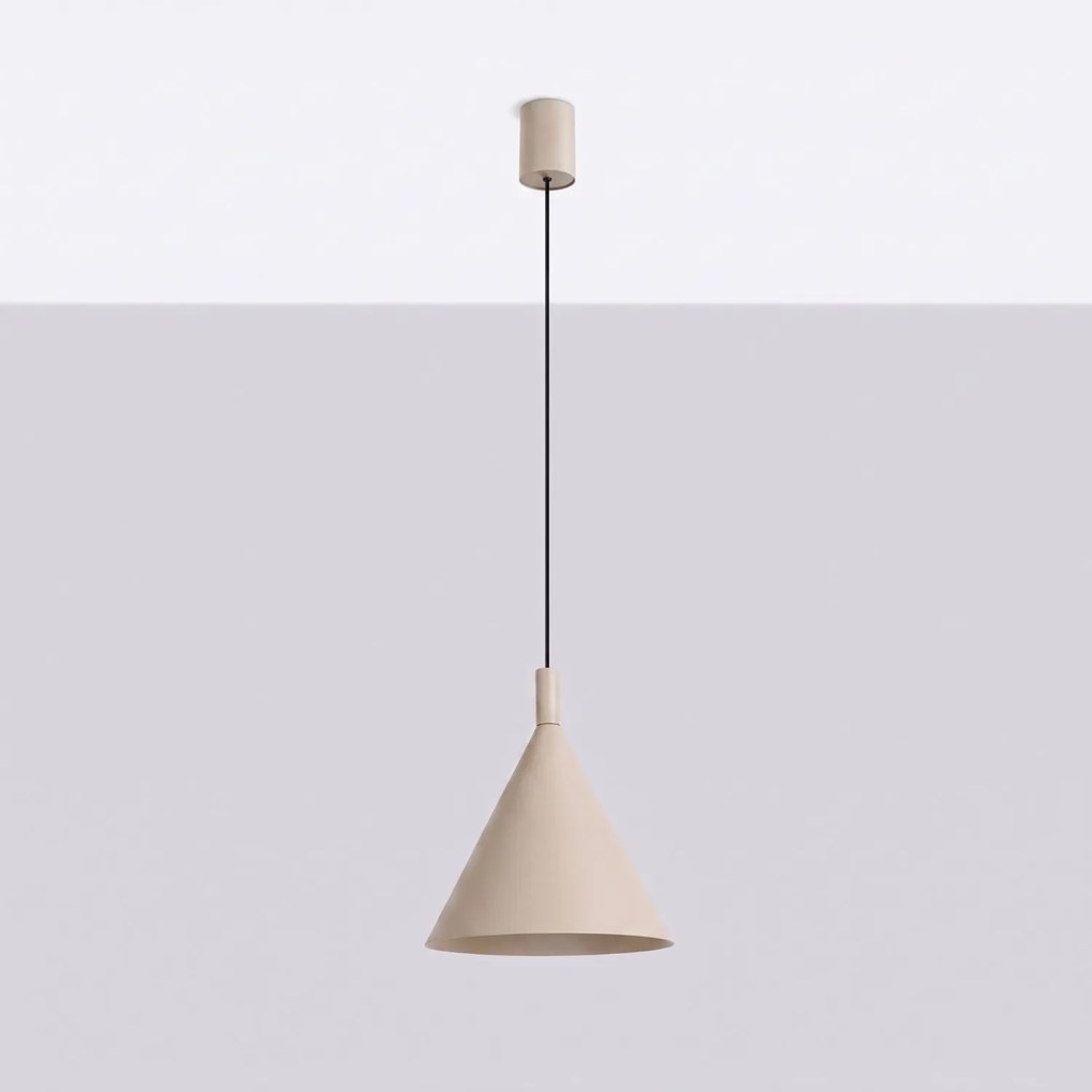 Sollux Lighting Závěsné svítidlo NOX 25 taupe