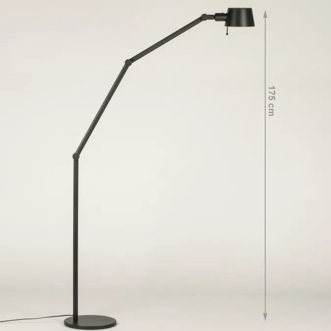 Stojací designová lampa Niki Black Big