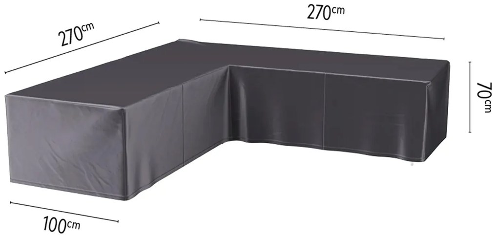Platinum designové zahradní ochranné plachty na nábytek AeroCovers (270 x 270 x 100 cm)