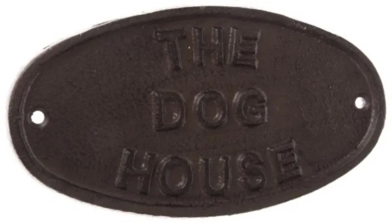 Cedule The dog house 17×9×0,5cm