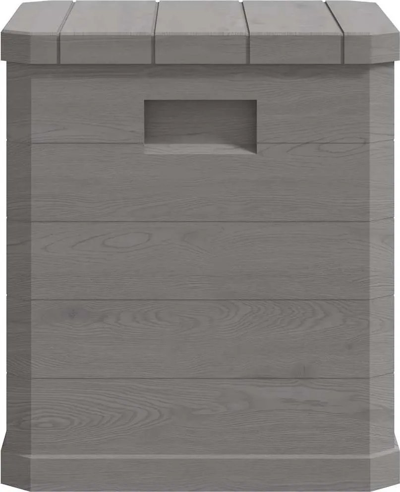 vidaXL Zahradní úložný box 90 l [45683] Barva: světle šedá