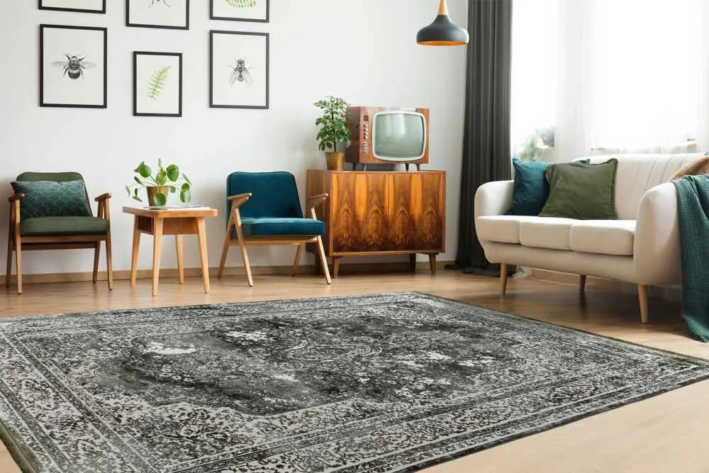 Lalee Kusový koberec Elysee 902 Green Rozměr koberce: 80 x 150 cm