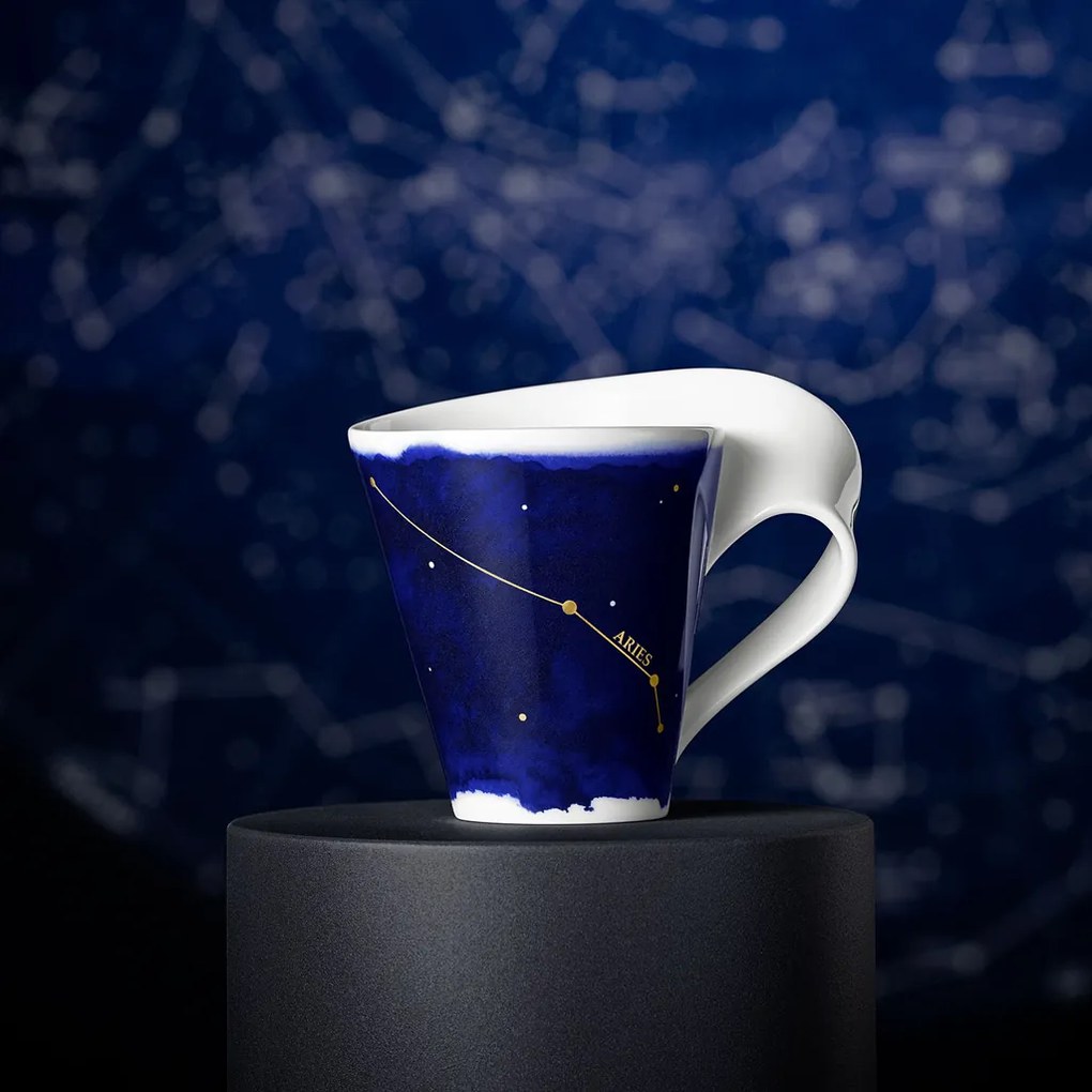 Villeroy&Boch Villeroy & Boch NewWave Stars hrnek s uchem Beran, 13 × 9,5 × 11,3 cm, 240 ml