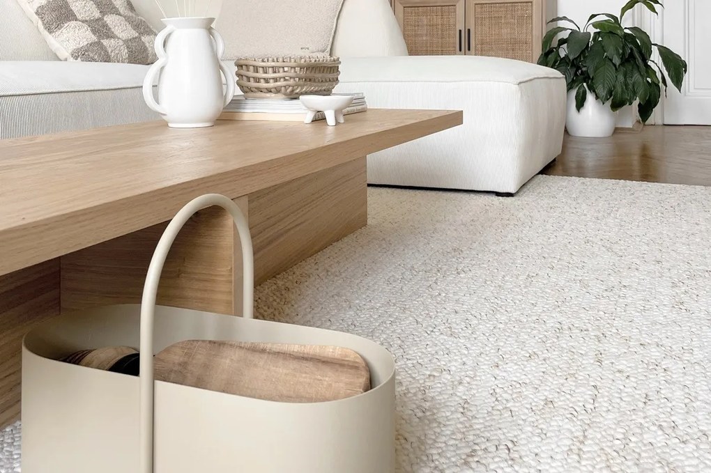 Behúň Wolly 102843, 80x200, biela, obývacia izba, BT Carpet