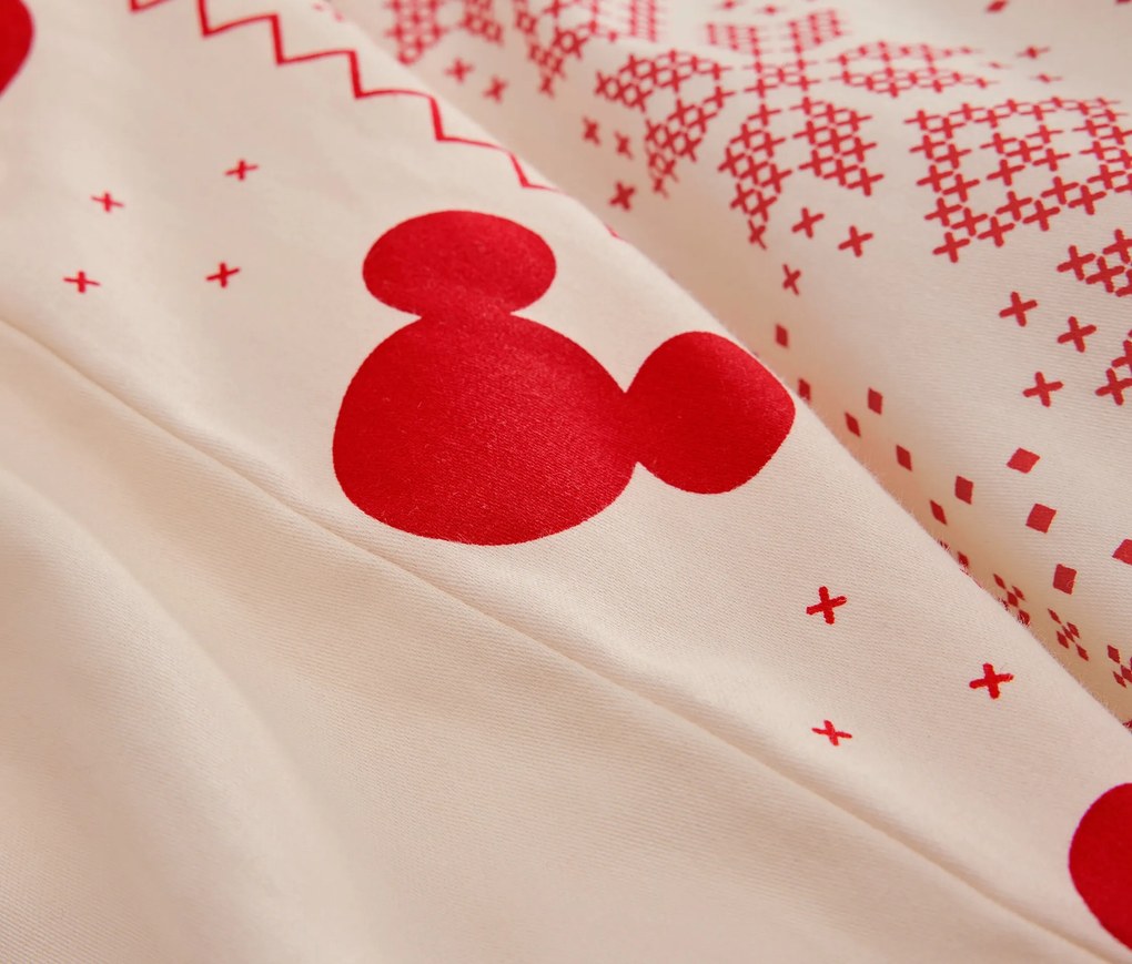 Tchibo - Povlečení z jemného biberu »Mickey Mouse«, standardní velikost