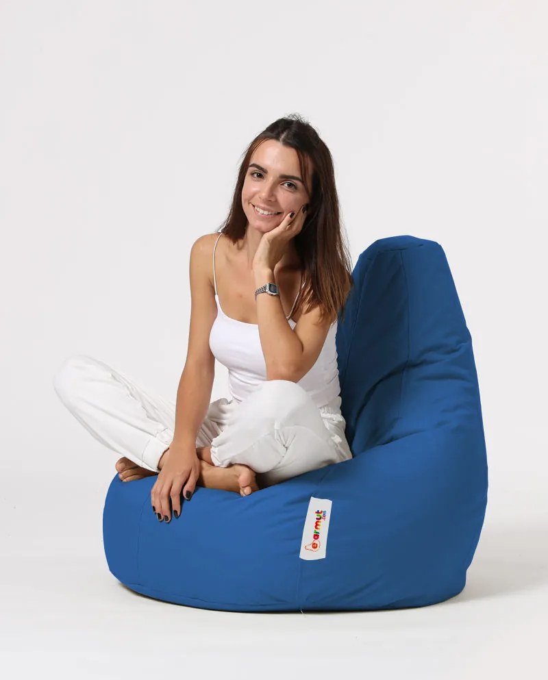 Atelier del Sofa Zahradní sedací vak Drop L - Blue, Modrá