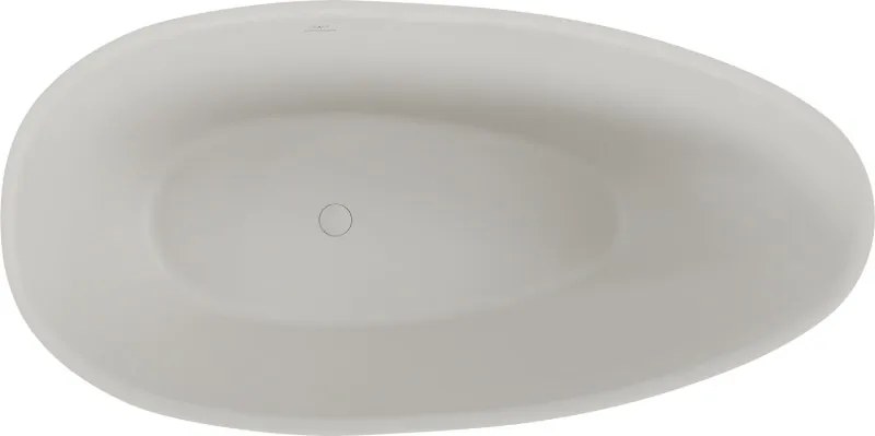 Mexen Milano volně stojící vana z konglomerátu 150 x 82 cm, beton mat - 57301508561