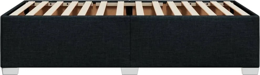 Rám postele bez matrací černá 90x200 cm textil 3284445