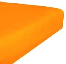 Prostěradlo jersey světle oranžová TiaHome - 180x200cm