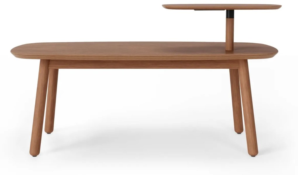 Dřevěný konferenční stolek ve skandinávském stylu Otočná funkce TERONES