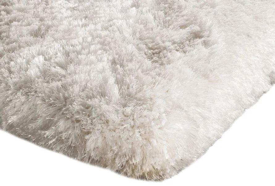 Bighome - Plush - huňatý koberec koberec - biela 200x300cm | BIANO