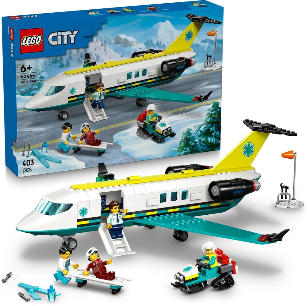 Lego city 60465 letadlo záchranářské služby 5702017812649