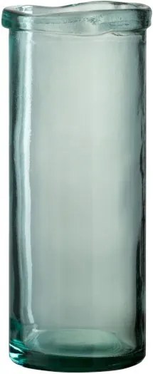 Skleněná zelená váza Vase  Virgine L - Ø  15*36 cm