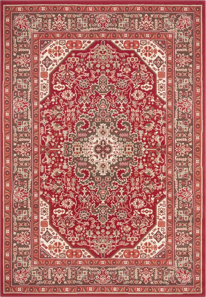 AKCIA: 80x250 cm Kusový koberec Mirkan 104098 Oriental red, červená, chodba / predsieň, Hanse Home