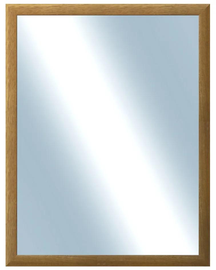 DANTIK - Zarámované zrcadlo - rozměr s rámem cca 70x90 cm z lišty LEDVINKA hnědá (1441)