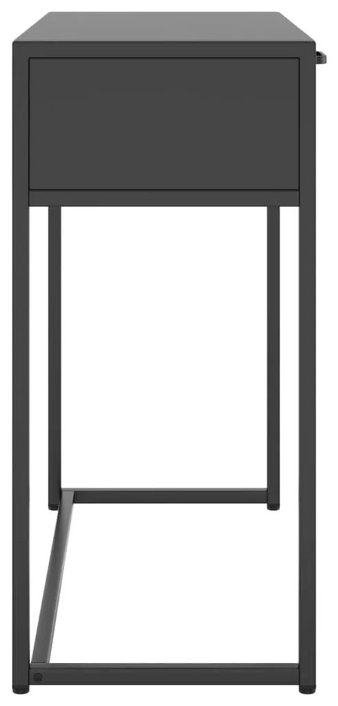 Konzolový stolek Nordkil - ocel - 72 x 35 x 75 cm | antracitový