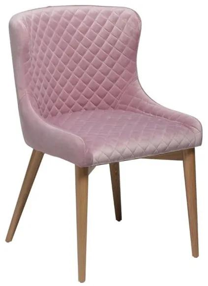 Pudrově růžová jídelní židle DAN-FORM Denmark Vetro