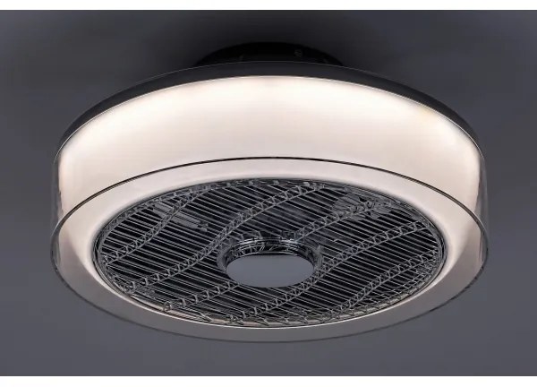 Rabalux - LED Stmívatelné stropní svítidlo s ventilátorem LED/30W/230V + DO