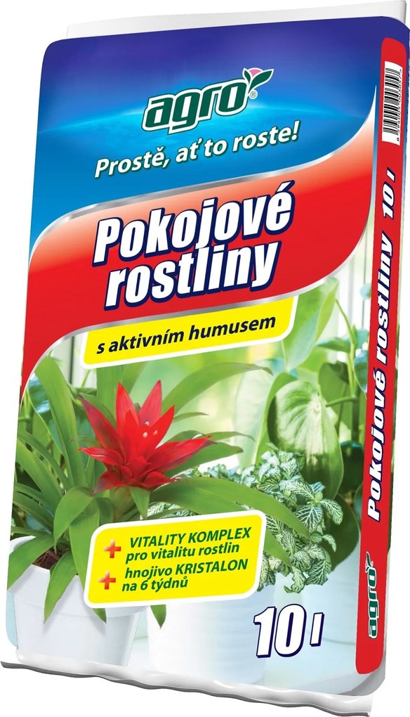 AGRO CS AGRO substrát pro pokojové rostliny 10 l 00008A